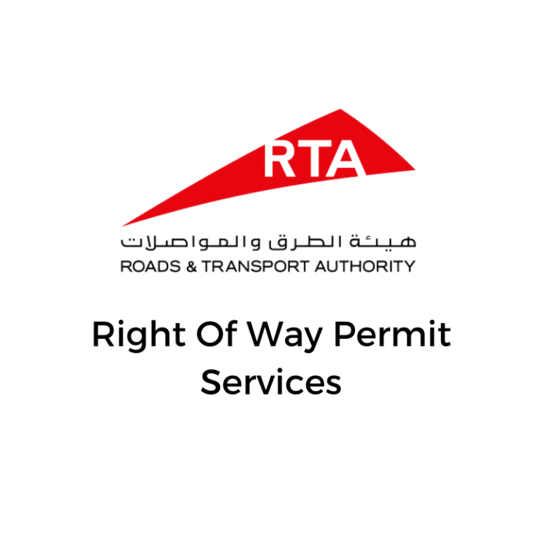 RTA Right Of Way Permit System Approval (RTA ROWPS) - www.taslleeh.com